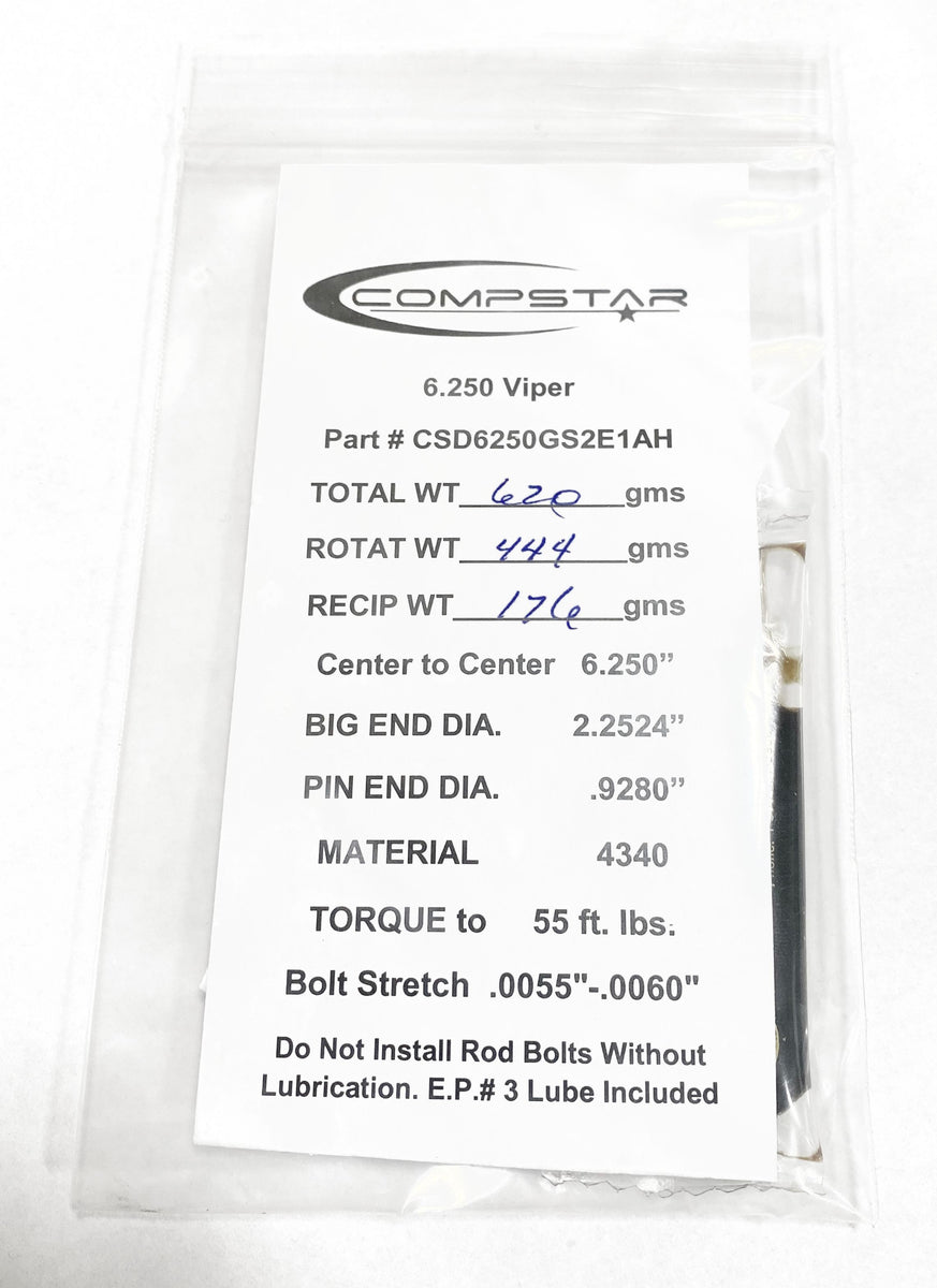 Gen 3 Viper Forged Connecting Rod Set – Prefix Corporation